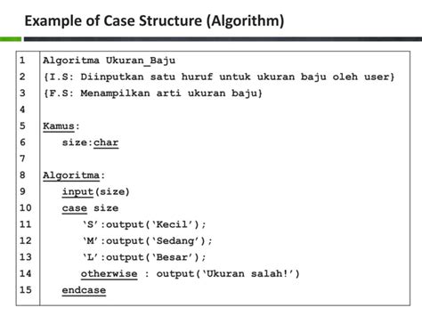 Algorithm And Programming Branching Structure Ppt