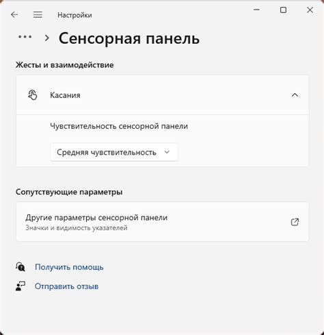Нет настроек сенсорной панели в Параметрах Windows 11 или 10 — решение