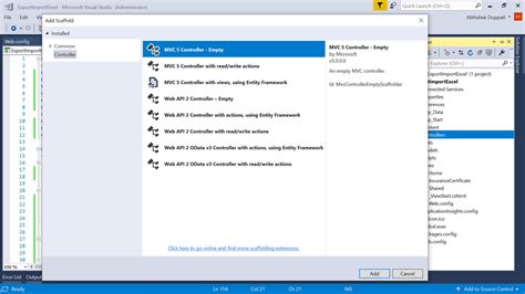 Import And Export Data Using Excel File In Aspnet Mvc