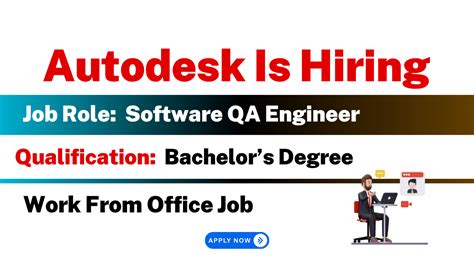 Autodesk Is Hiring Software Qa Engineer Job Work From Office Latest Job Updates Apply