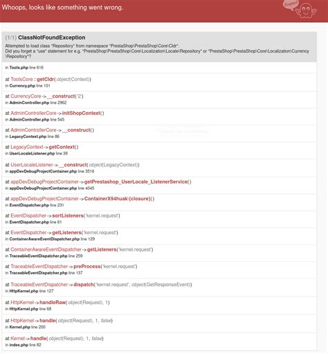 1 Click Upgrade From Version 1724 1760 Fail And Prestashop Not Running · Issue 30696