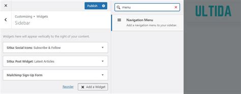 How To Add A Sidebar Menu In Wordpress Ultida