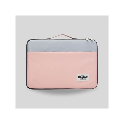 Kinmac 360° 15 6 Inch Cushion Protective Waterproof Laptop Sleeve Pink