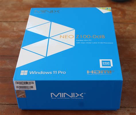 MINIX NEO Z100 0dB Fanless N100 Mini PC Review Part 1 Unboxing Teardown And First Boot