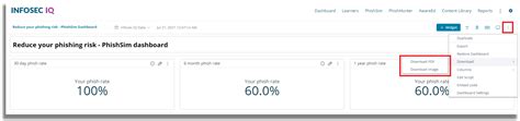 export dashboards