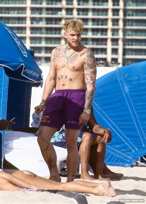 Jake Paul Paparazzi Shirtless Beach Photos Gay Male Celebs Com