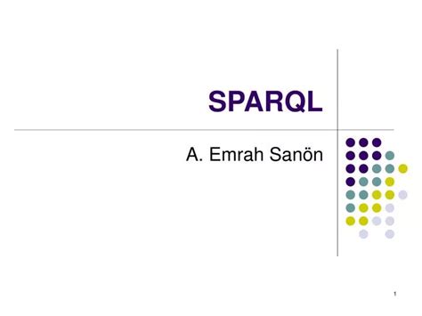 Ppt Empowering Semantic Web With Sparql Standard Query Language Powerpoint Presentation Id