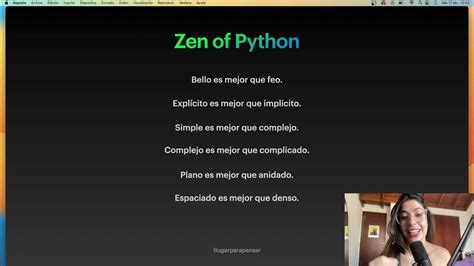 MejorÁ Tu CÓdigo Con Estos Consejos Zen De Python Youtube