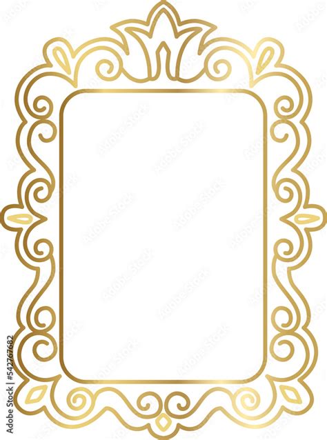 Princess Frame Royal Mirror Frame And Majestic Prince Doodle Border
