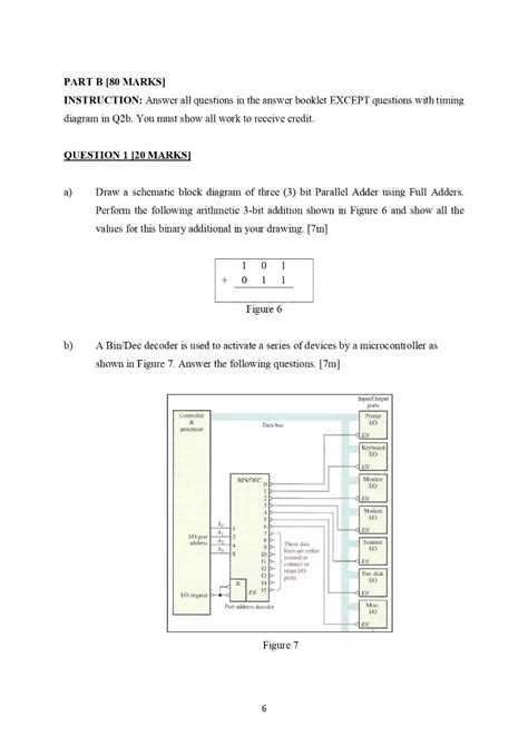 Solved QUESTION MARKS A Draw A Schematic Block Chegg