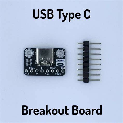 Usb Type C Socket Breakout Board Pcb Usb Power Data Board Usb C Usbc