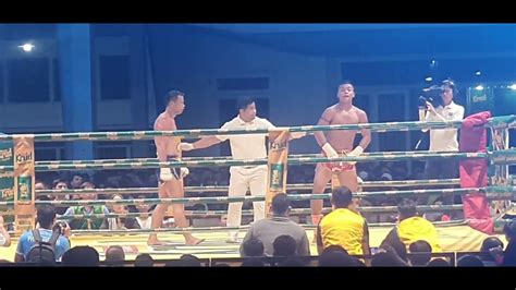 ប្រដាល់ខ្មែរ ថៃ ធន់រិទ្ធីបំបាក់ សាមីធ្ងន់ណាស់ សន្លប់ឈរ🥊🇰🇭🇹🇭 Youtube