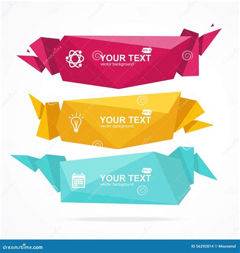 Vector Banner Geometric Header Modern Stock Vector Illustration Of Bright Internet 56292814