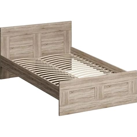 Кровать Шведский Стандарт СИРИУС двуспальная, 205x126x82 см, бежевая ...