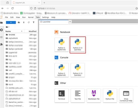 Binac2softwarejupyterlab Bwhpc Wiki