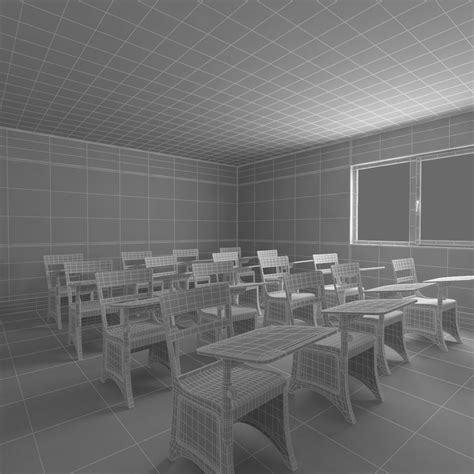 Classroom 3d Model 99 Max 3ds Obj C4d Ma Free3d