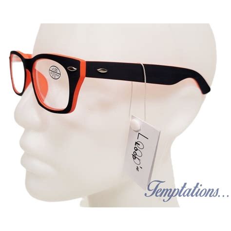 Lunettes De Lecture Bicolore Noireorange Loopn Loop M423
