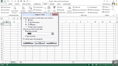 15 19 Using Data From An Sql Server In A Pivottable Youtube