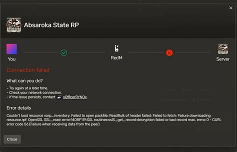 Cannot Connect To Server Server Support Cfx Re Community