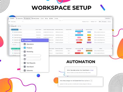 A Clickup Workspace And Automated Processes Upwork