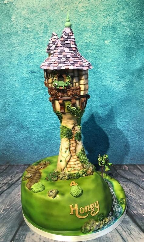 Rapunzel Tower Rapunzel Cake Rapunzel Tower Rapunzel Birthday Cake
