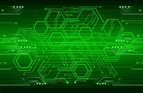 Captivating Hexagonal Circuit Board Backdrop Jiffy Designs