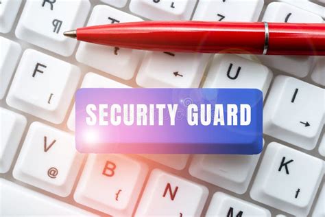 Text Sign Showing Security Guard Concept Meaning Tools Used To Manage Multiple Security