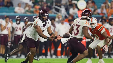 Virginia Tech Football Brent Pry Updates Kyron Drones And Bhayshul Tutens Health Status