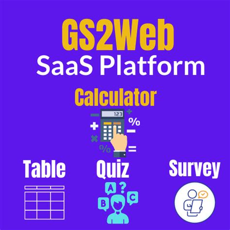 GS2Web SaaS Products Wppluginsforyou