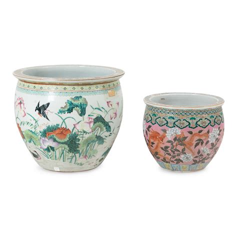 Two Chinese Jardinières Lot 148
