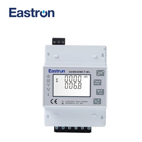 SDM MCT ML TCP MV CT Connected Phase DIN Rail Multi Circuit TCP Multifunction Energy