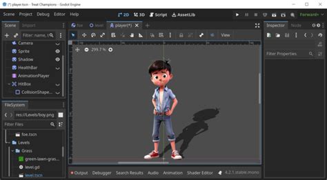 2d cast shadow godot shaders