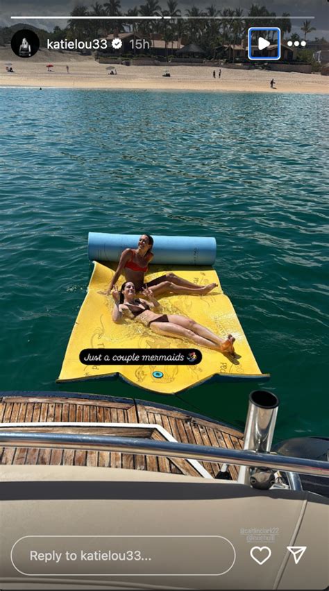 Lexie Hull Rocks Red Swimsuit With Caitlin Clark In New Photo