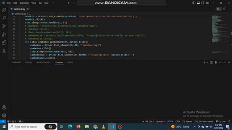 [video] faisal majeed on linkedin python selenium webautomation pinterest pythonscripting