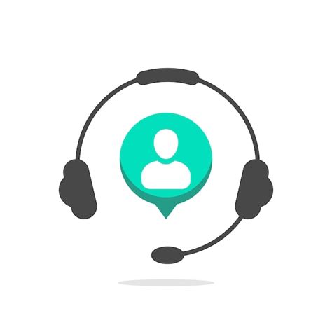 Le Logo Du Service Dassistance Le Symbole Vectoriel Le Badge D