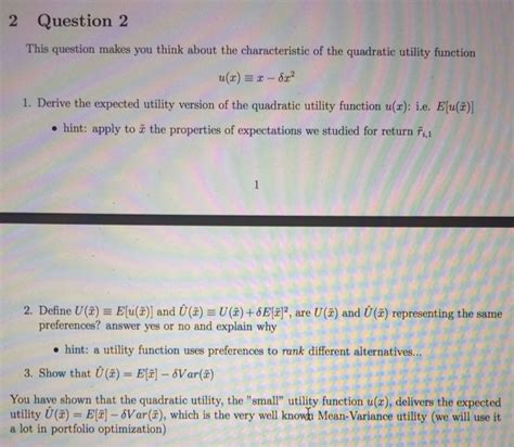 Solved 2 Question 2 This Question Makes You Think About The Chegg Com
