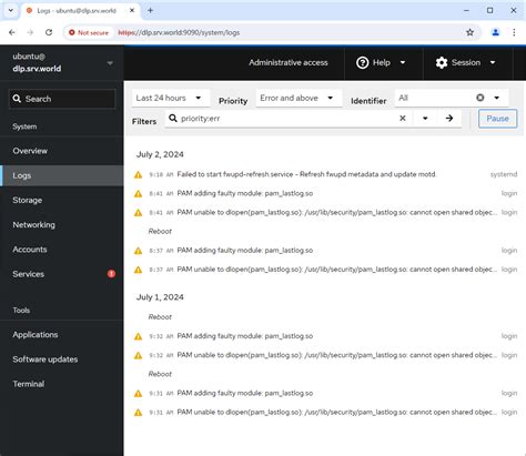 Ubuntu 2404 Install Cockpit Server World