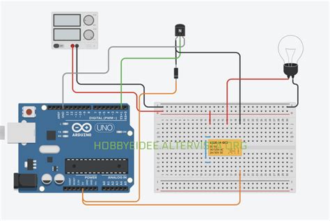 16 Arduino Blink Tramite Relè Hobbyeidee