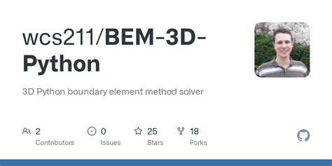 Github Wcs211bem 3d Python 3d Python Boundary Element Method Solver