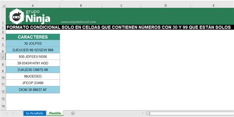 Formato Condicional Con Formulas Prueba De Excel Avanzado Ninja Del Excel