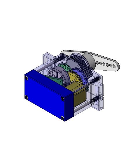 Servo Motor 3d Model By 3ddesigner On Thangs