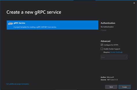Create A Grpc Server Application With Net Core