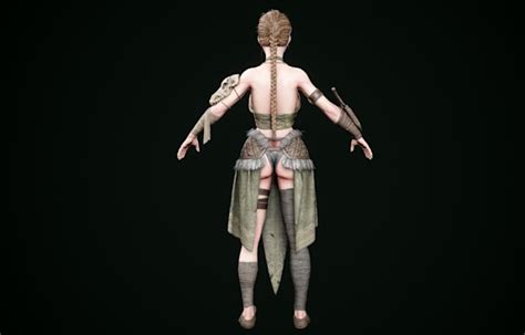 Model 3d Realistic Nsfw Hunter For Unityunreal Engine Gameue5 Rig