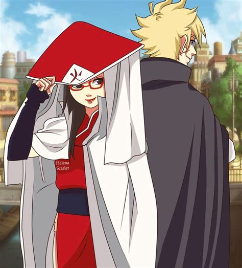 Naruto Boruto Uzumaki X Sarada Uchiha Borusara