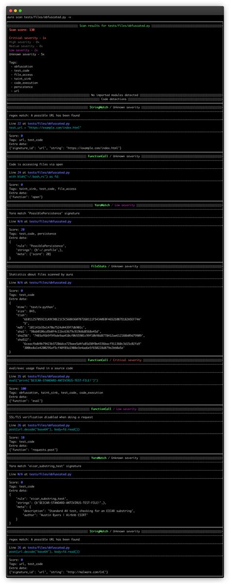 Aura首页、文档和下载 大规模 Python 源码审计和静态分析 Oschina 中文开源技术交流社区