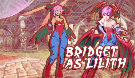 Bridget As Lilith From Darkstalkers Mod For Guilty Gear Strive Ggst