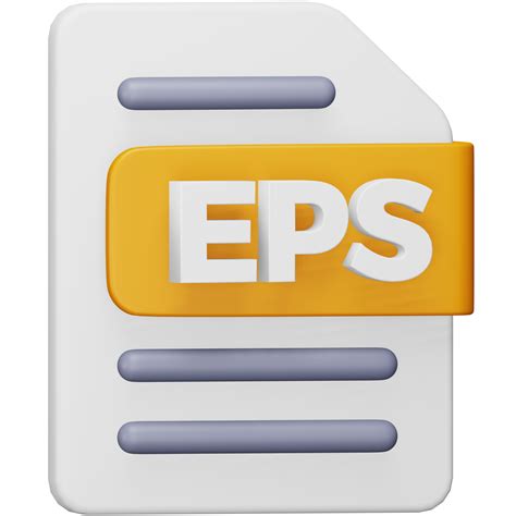 Eps File Format 3d Rendering Isometric Icon 15081399 Png