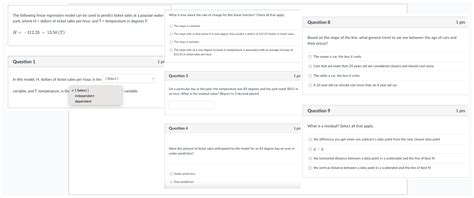 Solved Question 8the Following Linear Regression Model Can