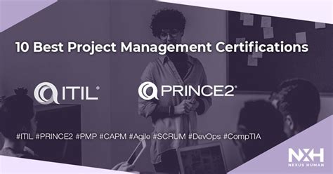 The Best Project Management Certifications Nexus Human