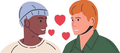 Multiethnic Gay Man Couple 35717792 Png